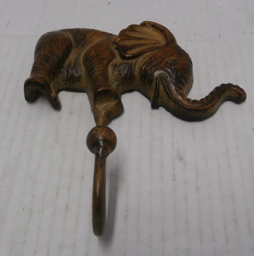 Elephant Heavy Metal Wall Hook / Coat Hanger - s1e | eBay