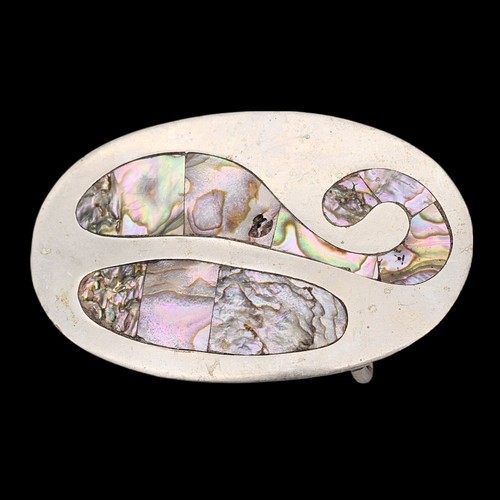 Abalone Shell Alpaca Mexico Vintage Belt Buckle | eBay