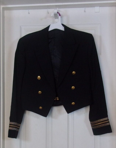 US Navy Officers Winter Dress Blue uniform Dinner Jacket Vintage no ...