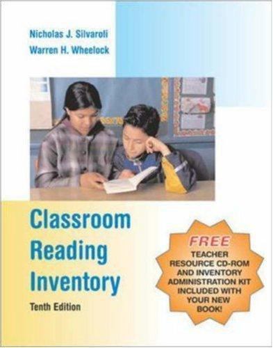 Classroom Reading Inventory : With Teacher Resource and Inventory ...