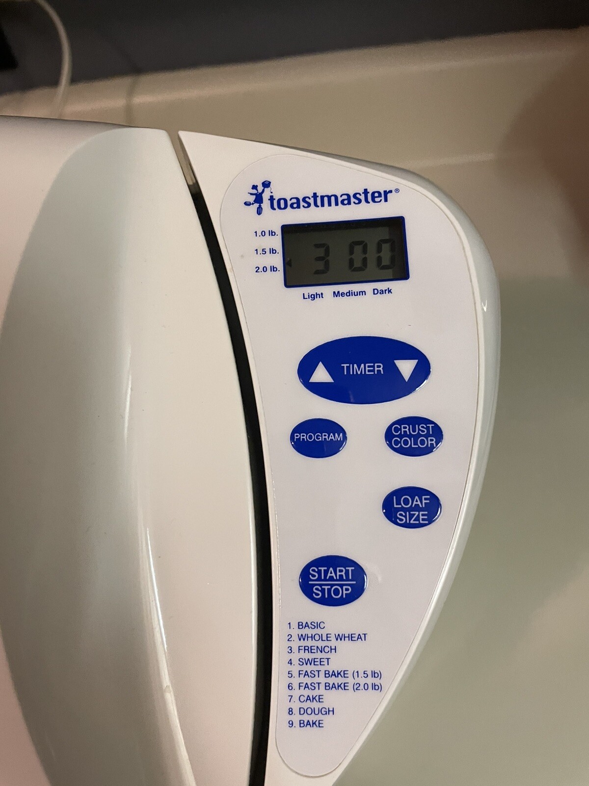 Automatic Toastmaster 2lb Bread Maker Box TBR2 T Horizontal, Tested ...