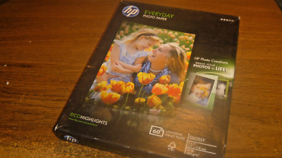 HP 5x7 Photo Paper 60 Sheets CH097A New | eBay