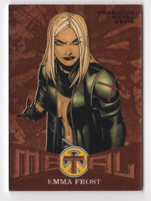 Emma Frost 2018 Fleer Ultra X-Men Precious Metal Gems PMG Card #MB18 ...