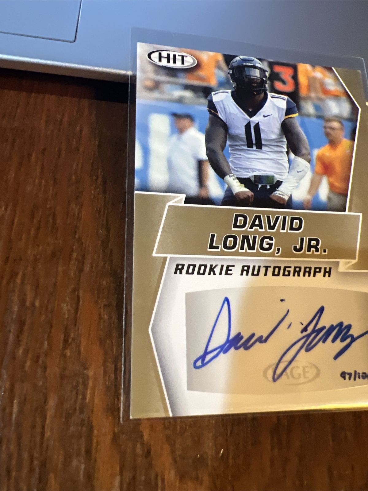 2019 Sage Hit Premier Draft - Rookie Autographs Gold #A46 David Long Jr ...