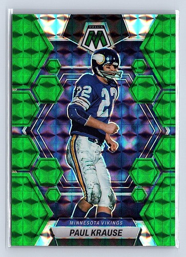 2023 Panini Mosaic #154 Paul Krause Green Mosaic Prizm | eBay