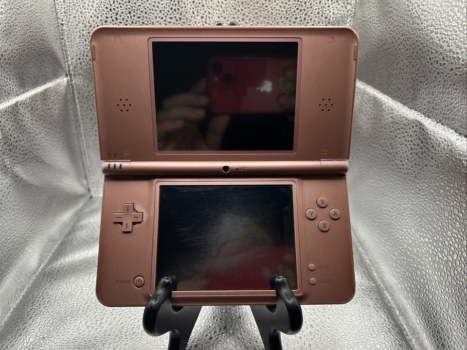 Nintendo DSi XL Metallic Rose Pink Handheld System Charger & Stylus ...