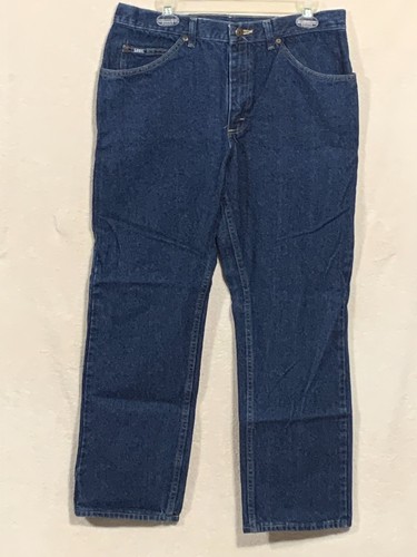 Lee Regular Fit Denim Blue Jeans 36x30 100% Cotton | eBay