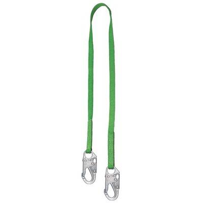 HONEYWELL MILLER 213TWLS-Z7/2FTGN Positioning Lanyard,Green,Fixed ...