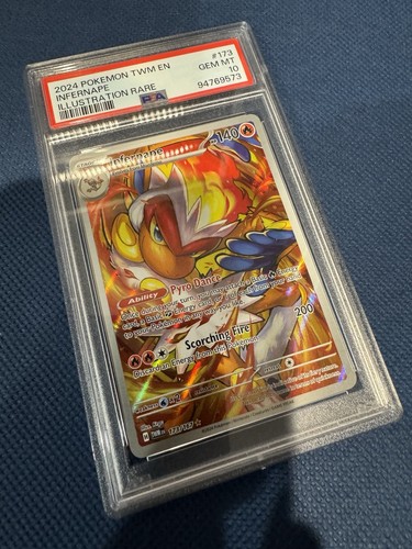 Pokemon TCG Infernape Twilight Mascarade Card English Full Art Graded ...