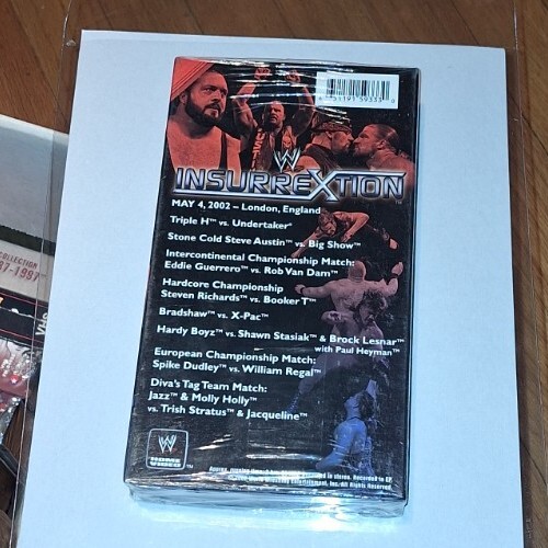 Rare WWF Insurrextion 2002 VHS Video Tape Wrestling WWE London UK ...