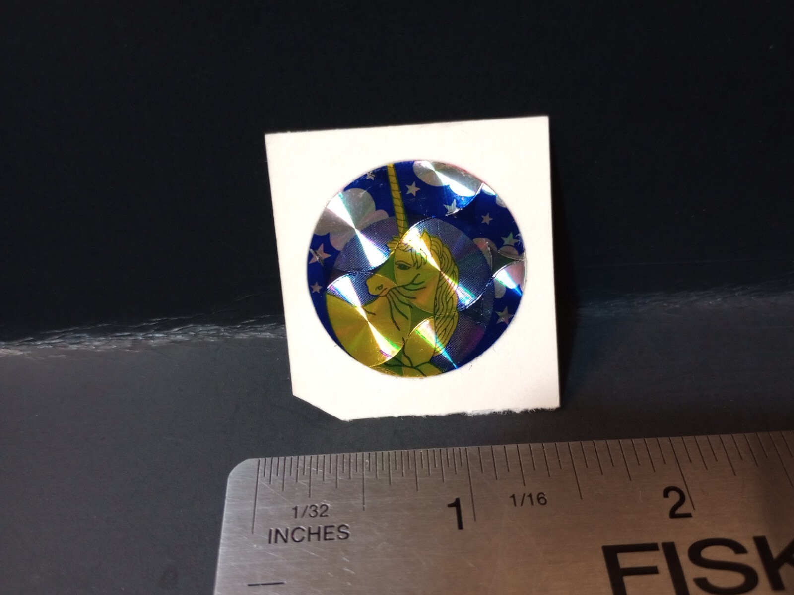Vintage Stickers Unicorn Prism Sticker Mod Small VTG Round Prism ...