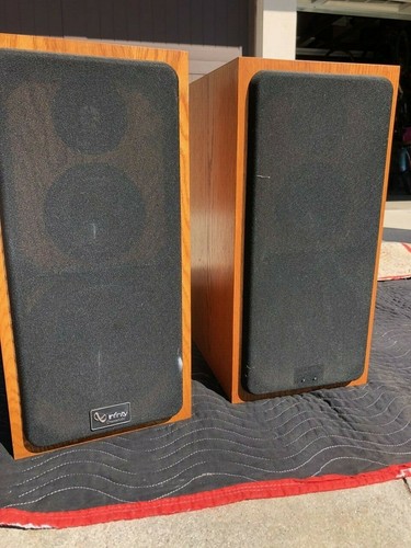 Infinity CS 3006 Cherry Bookshelf Speakers, all drivers rebuilt. Price ...