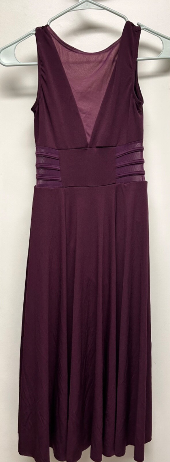 Deep Merlot Weissman dance costume full length Large … - Gem