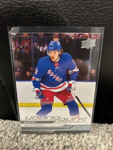 2024-25 Upper Deck Series 1 Young Guns Matt Rempe Rookie New York ...