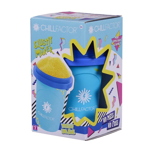 Chill Factor Colour Shock slushy maker Totally Cool Blue- Reusable ...