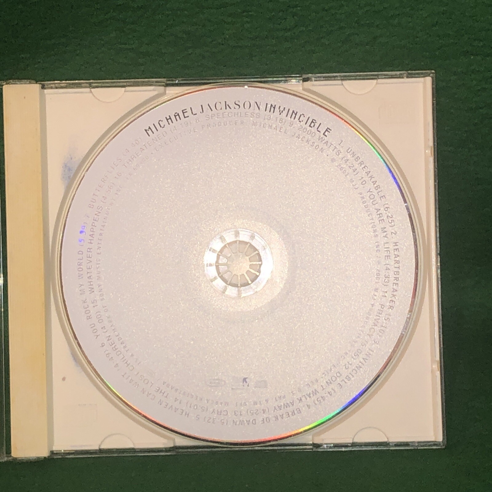 MICHAEL JACKSON - INVINCIBLE CD 74646940020 | eBay