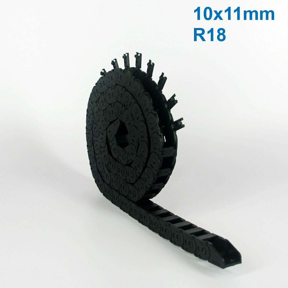 10x11mm R18 Nylon Energy Drag Chain Cable Wire Carrier CNC Router 3D ...