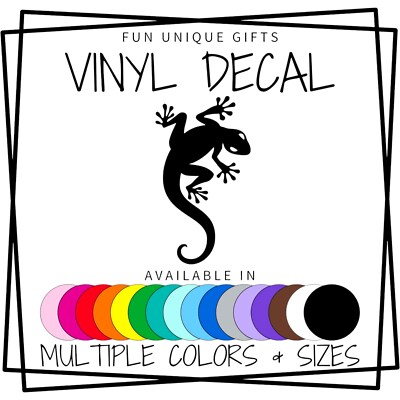 Lizard Vinyl Decal Sticker -Multiple Colors & Sizes- FREE SHIPPING | eBay