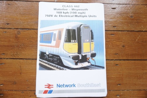 Network SouthEast NSE Class 442 Locomotive Railway Manual EMU Working ...