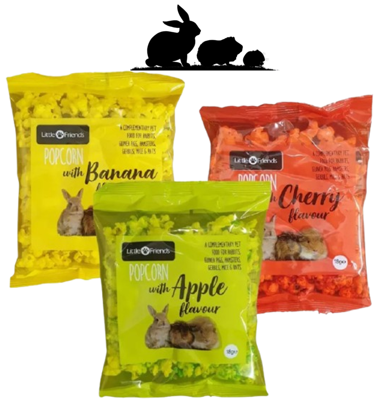 Small Animal Popcorn Treat Apple Banana Cherry Rabbit Guinea Hamster ...