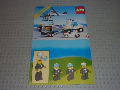 LEGO Notice de Montage Instruction City Set 6354-1: Pursuit Squad | eBay