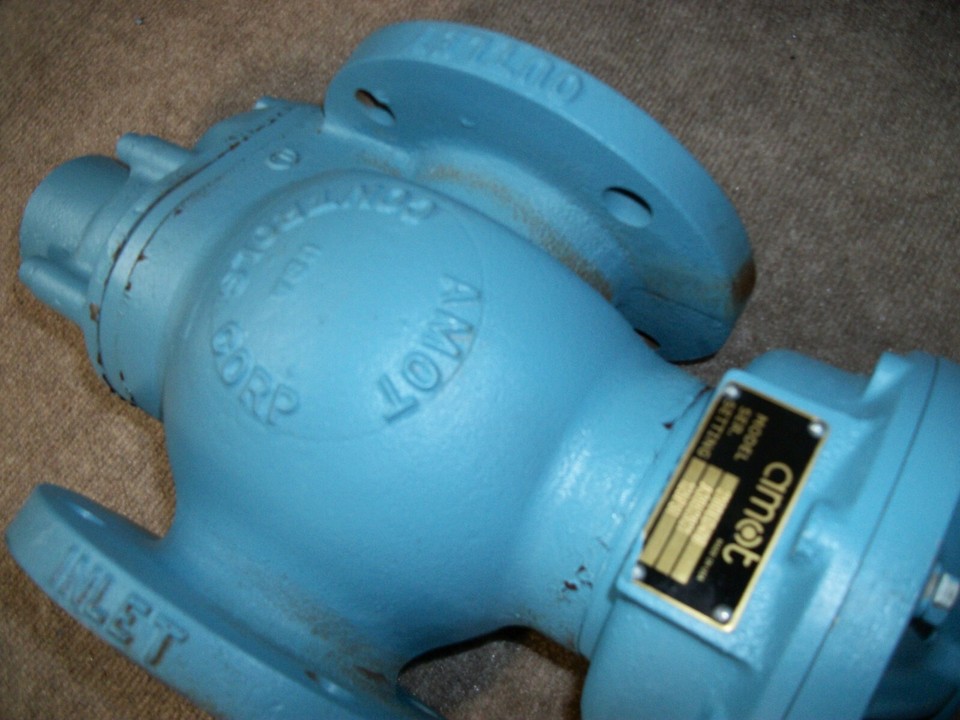 UNUSED OLD STOCK 3" AMOT 2180 Diaphragm Gas Pilot Valve MODEL 2180ED41B ...