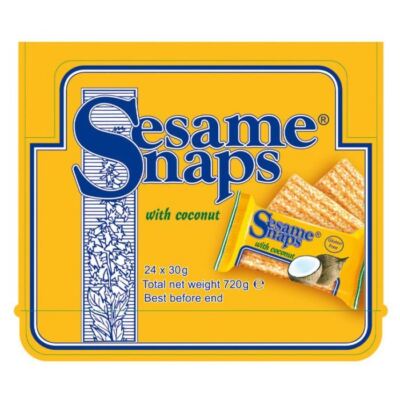 Sesame Snaps Coconut 30g - Pack of 24 | eBay UK