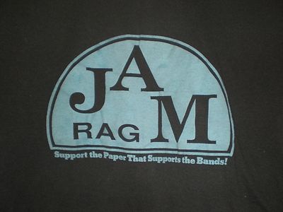 Jam Rag M T SHIRT Support The Paper That Supports The Bands DETROIT ...
