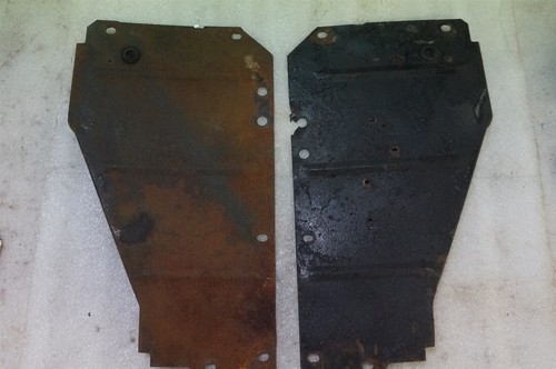 1955- 56 CHEVROLET CAR RADIATOR CORE SUPPORT SIDE PANELS RH LH /RE8/ | eBay