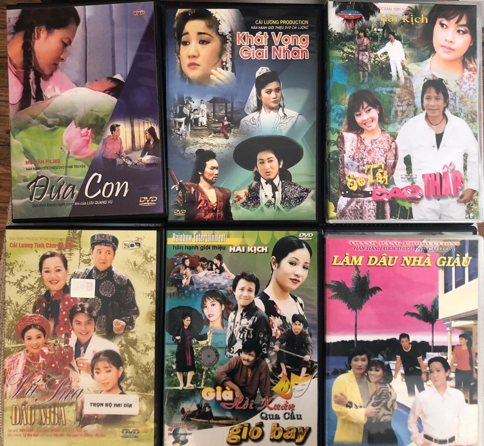Vietnamese Language Movie/TV DVDs 1975 - Lot of 30+ Titles - My Van ...