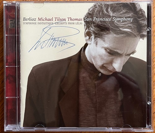 Berlioz: Symphonie Fantastique CD SIGNED Michael Tilson Thomas SF ...