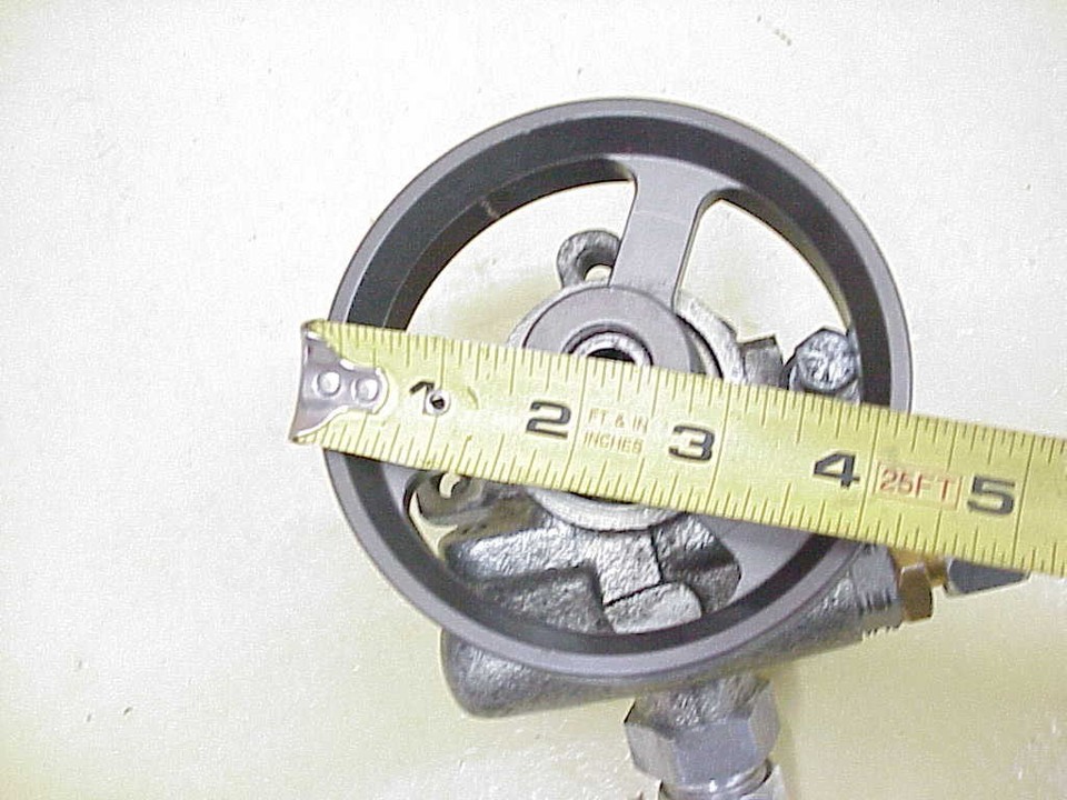 Power Steering Pump with 6 Rib Groove Serpentine Pulley NASCAR IMCA ...