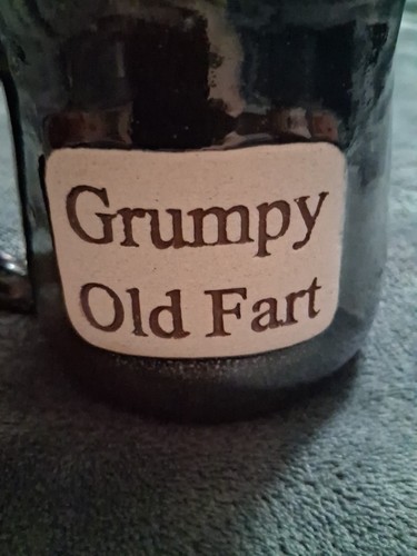 "Grumpy Old Fart" Ceramic Pottery Style Coffee Mug | eBay