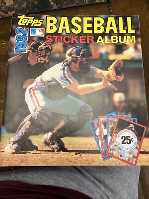 Vintage 1982 Topps MLB Baseball Sticker Album NEW Empty | eBay