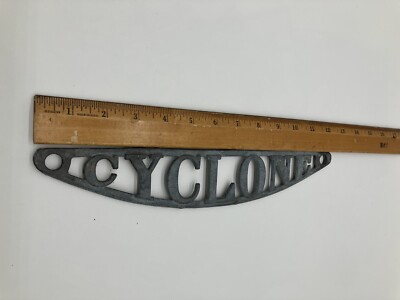 Cyclone Metal Script Panel Emblem | eBay
