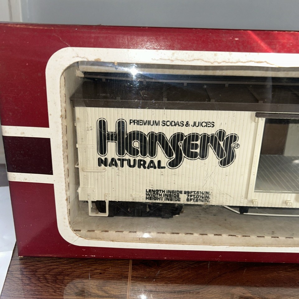 Hansen's Natural Premium Sodas - Juices Box Train Car New G Scale ...