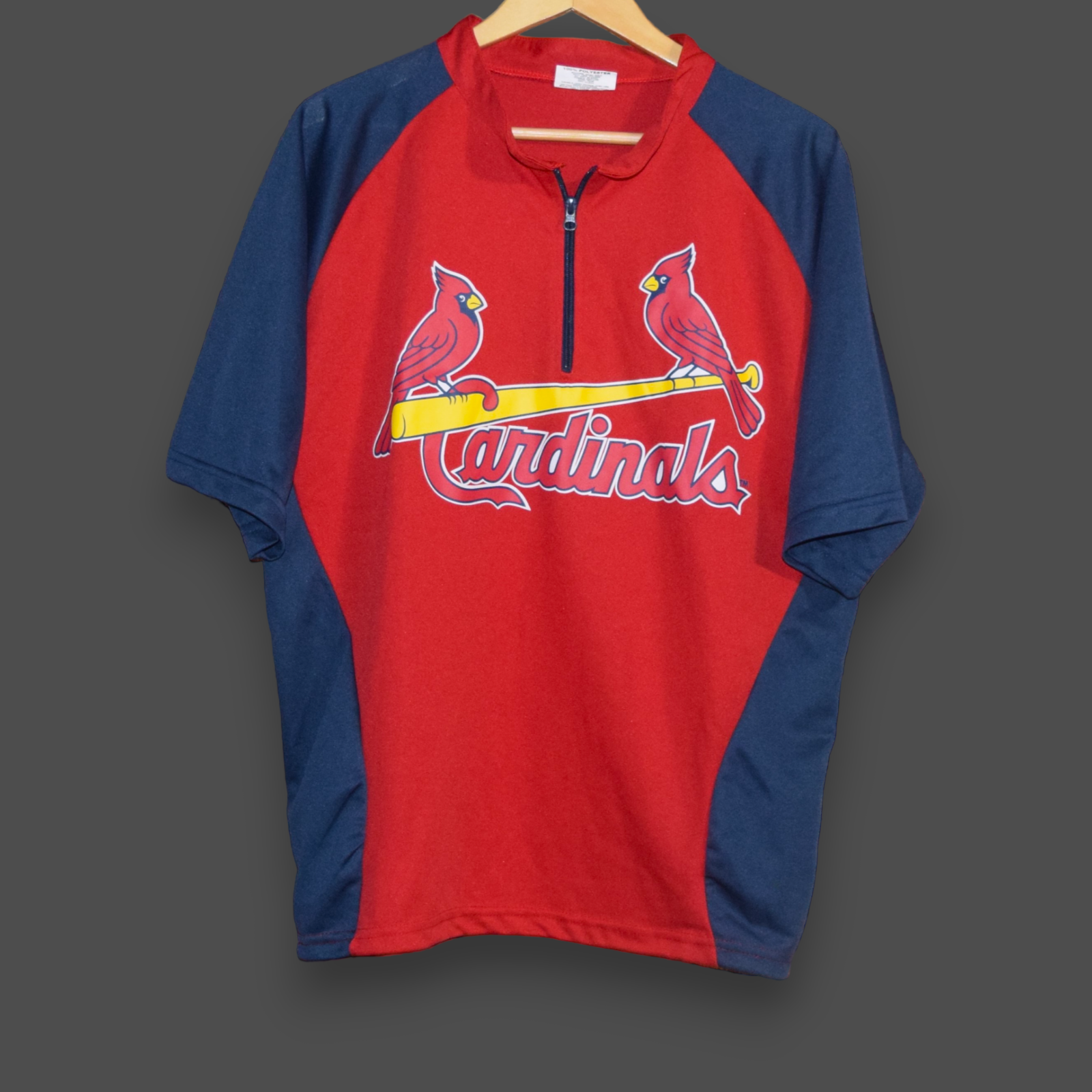 SGA Match Up Promotions St. Louis Cardinals Baseball 1/4 Zip Jersey ...