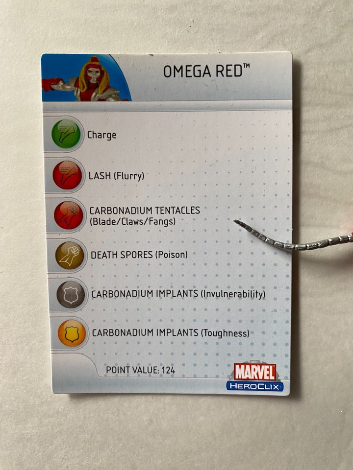 Marvel HeroClix Mutations & Monsters #38 Omega Red loose | eBay