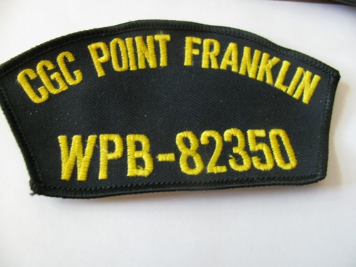 CGC POINT FRANKLIN WPB-82350 RESCUE CUTTER 5.25" MILITARY PATCH SEW ON ...