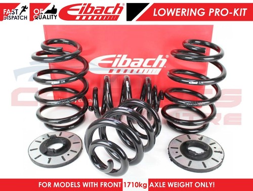 FOR VW TRANSPORTER T5 T32 04-15 LOWERING COIL SPRING KIT (FOR 1710KG ...
