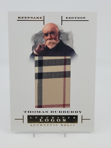 2023 Thomas Burberry 5x7 Superbreak Keepsake Luxurious Logo Jumbo Patch ...