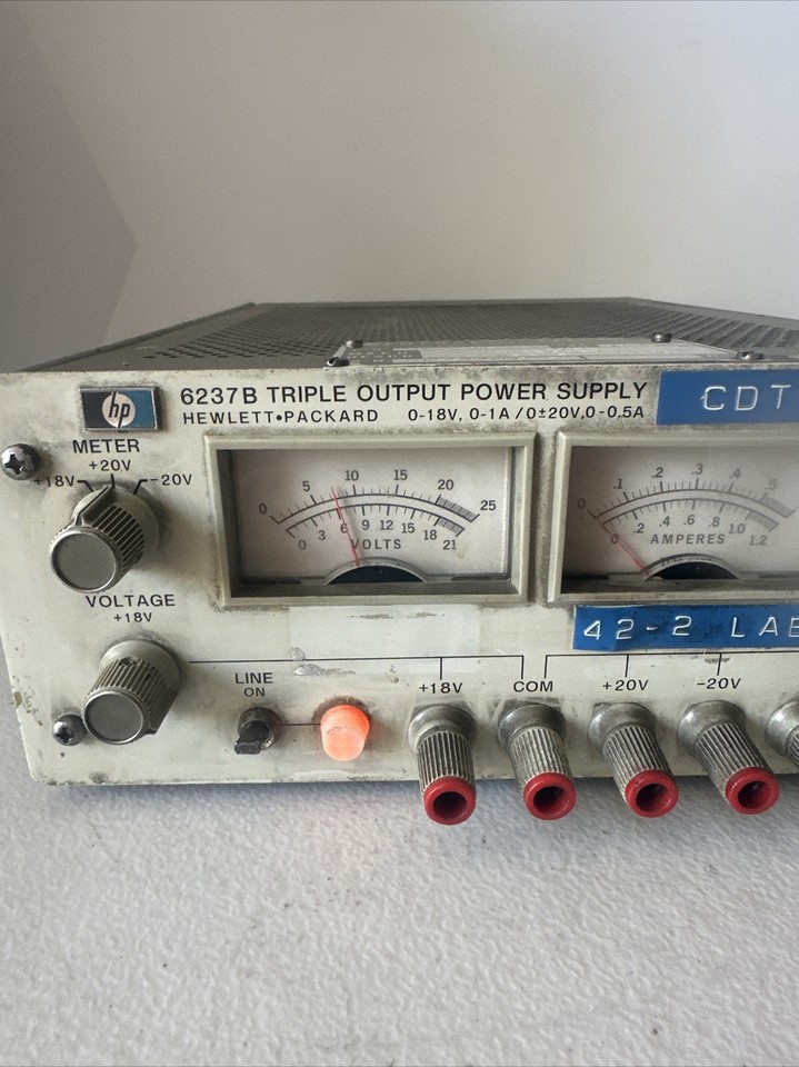 Hewlett Packard HP 6237B Industrial Triple Output DC Power Supply Unit ...