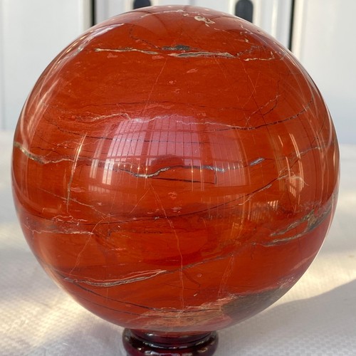 Natural Red jasper Sphere Quartz Crystal reiki Ball Healing 1840G | eBay