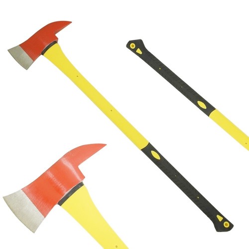 34" Firefighter Fireman Tactical Axe Fiber Shock Proof Handle | eBay