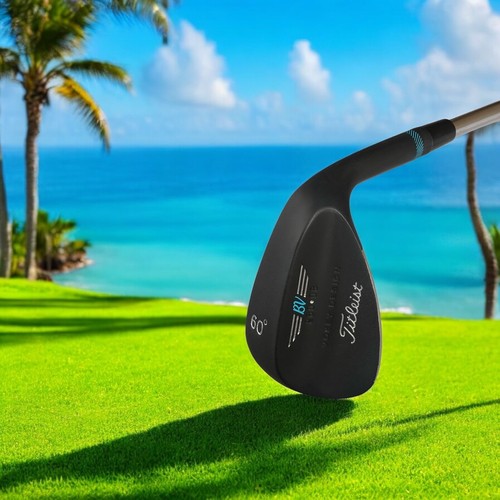 Custom Titleist Vokey LW Lob Wedge 60 Steel BLACK CERAKOTE Rifle Steel ...