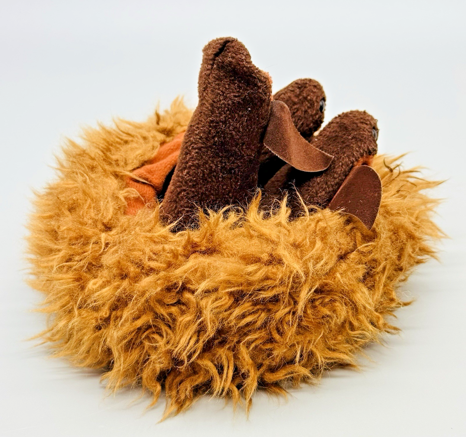 Folkmanis Baby Robin Birds in Nest Hand Puppet Plush Stuffed Animal Toy ...