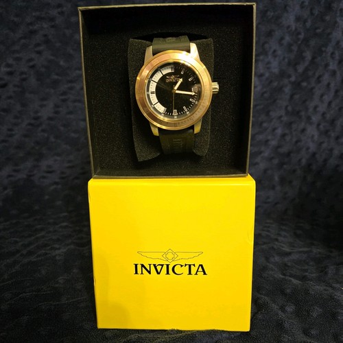 Invicta Specialty Men's 35680 45mm Stainless Steel Case Silicone Band ...