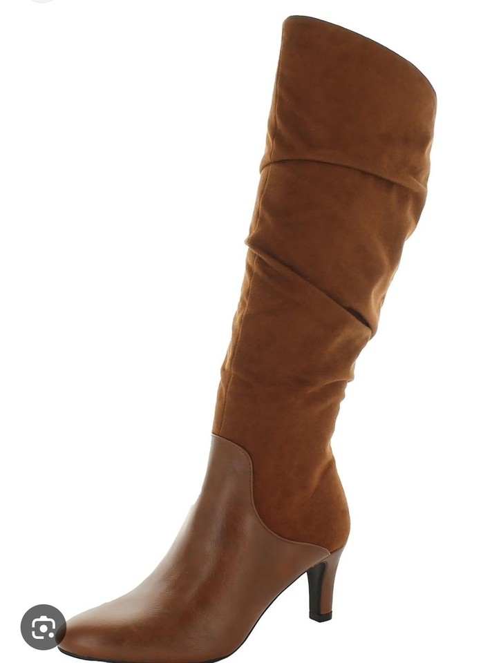 Life Stride Women's Walnut or Brown Faux Suede Boot Size 8.5M | eBay