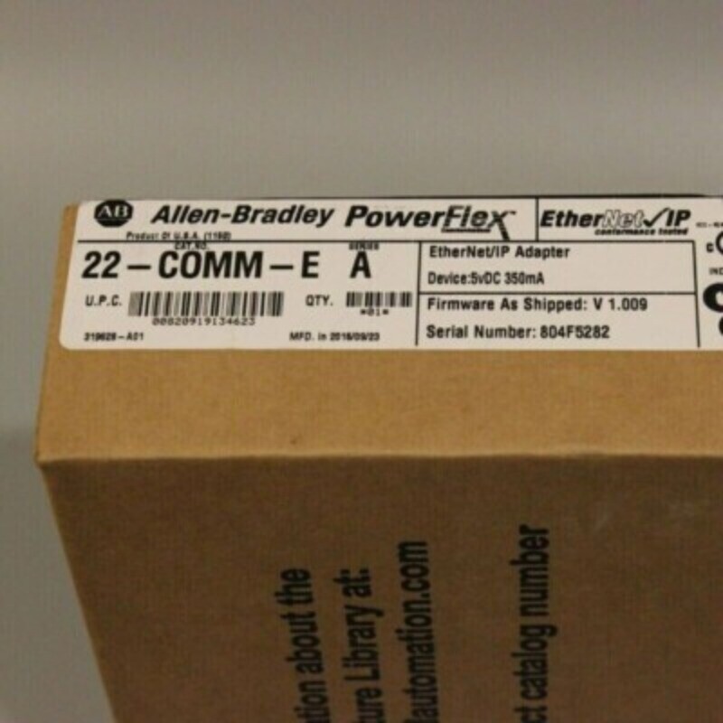 New Factory Sealed AB 22-COMM-E SER A PowerFlex Ethernet/IP Comm ...