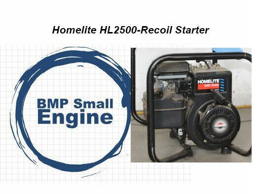 Recoil Pull Starter Assembly For 5HP Homelite HL2500 2500 Watts ...